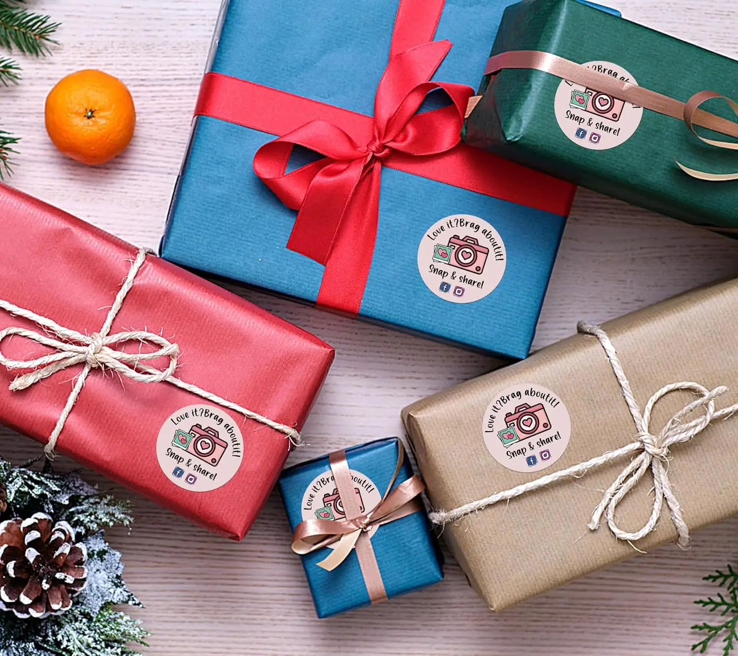 High Adhesive Gold Holographic Custom Stickers Waterproof Pp Paper ...