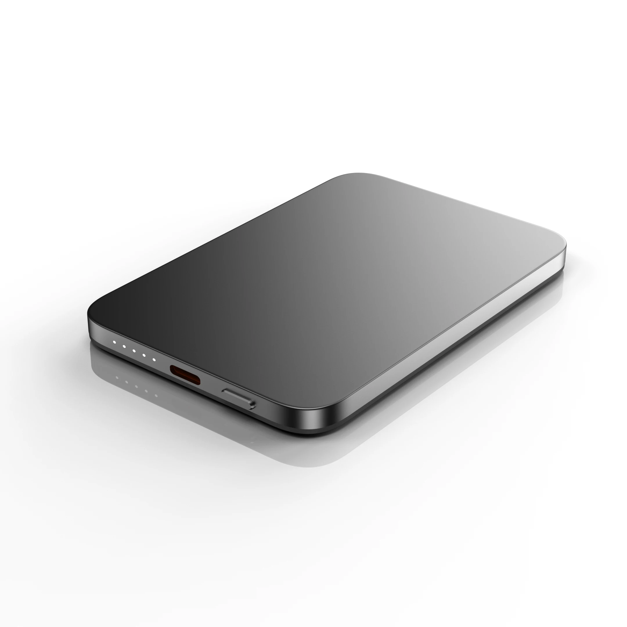 5000 Mah Power Bank with 15W Wireless Charging - Portable & Efficient