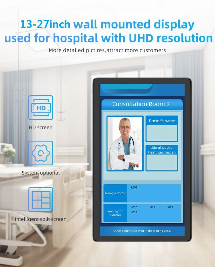 Hospital Triage Screen Queuing System Intelligent Guidance Smart ...