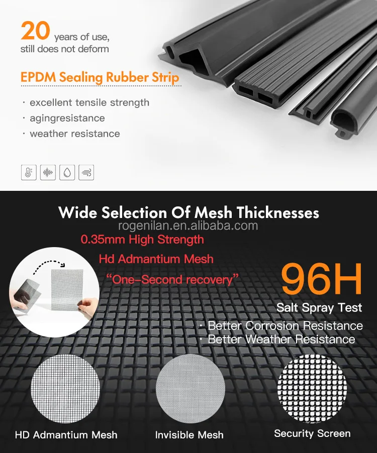 ROGENILAN Custom Interior Plantation Aluminum Window Shutters