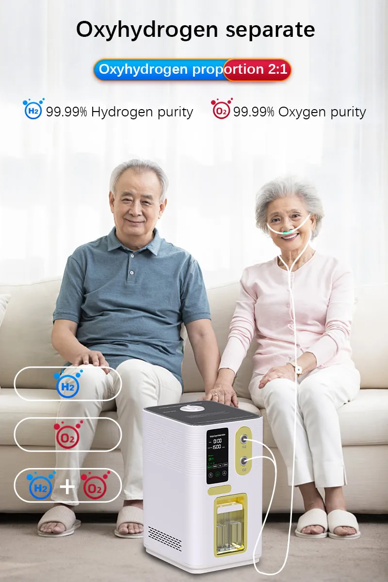 2400ml/min Hydrogen Generator Hydrogen Inhalation Machine Hydrogen ...