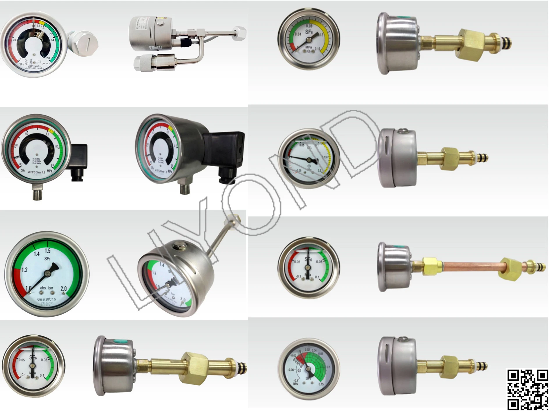 Gas Insulated Switchgear SF6 Density Gauge - Reliable Pressure Measurement