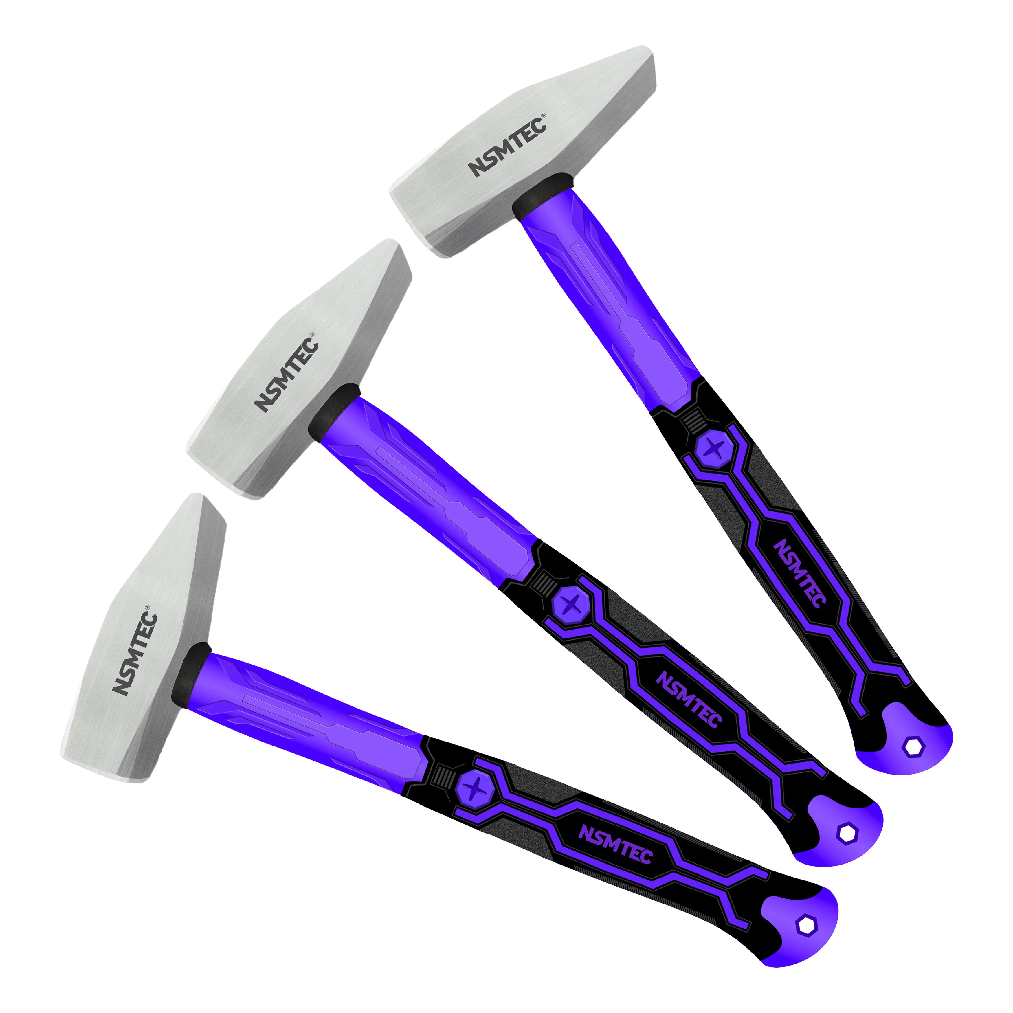 NSMTEC 2024 600g 800g Martillo Machinist hammer German Type Purple Unit ...