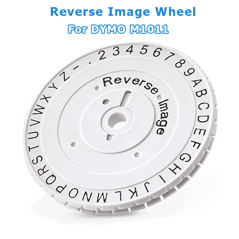 Reverse Image Wheel for Dymo M1011 Rhino Metal Batch Number