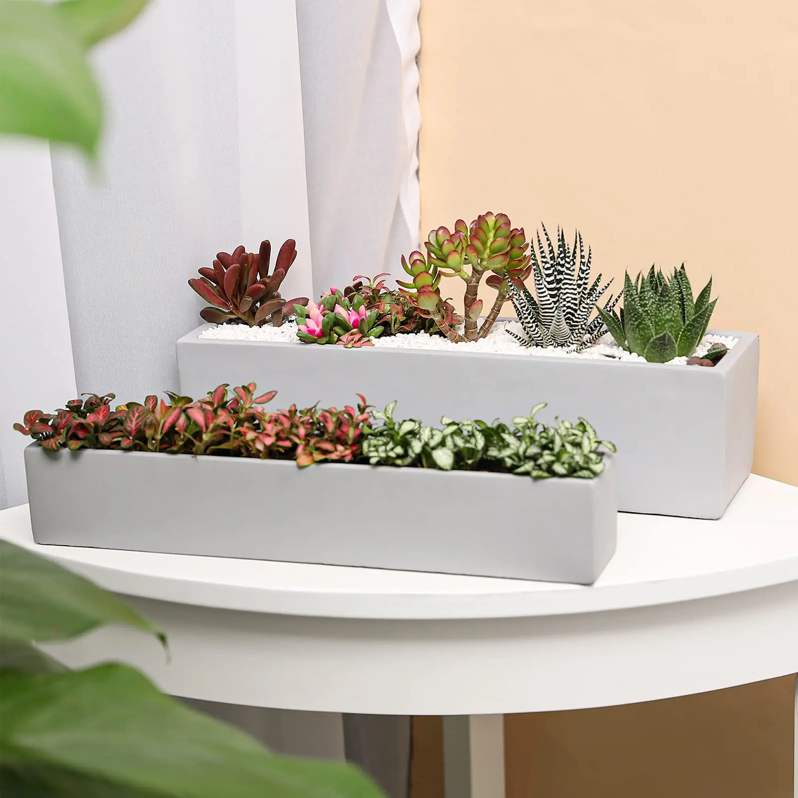 Quanjing Garden Rectangular Pots & Planters - Durable & Stylish