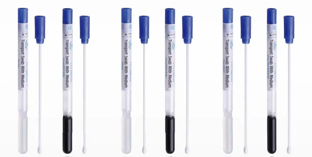 Sterile Specomen Disposable Swab Stuart Transport With Amies Medium ...