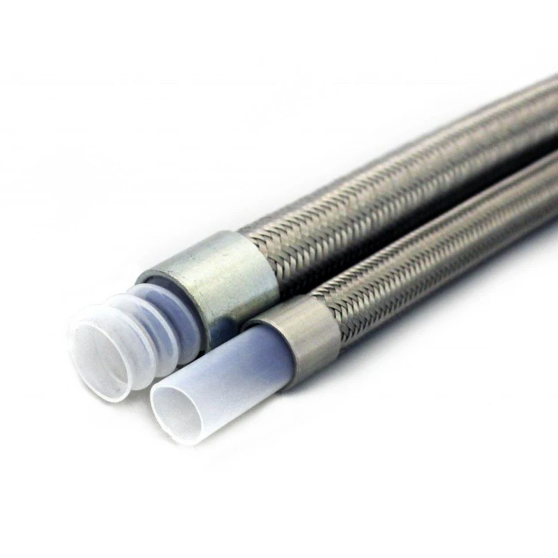 Sae100 R14 Ptfe Hose 1/4'' Stainless Steel 316L Braided with Bsp Female ...