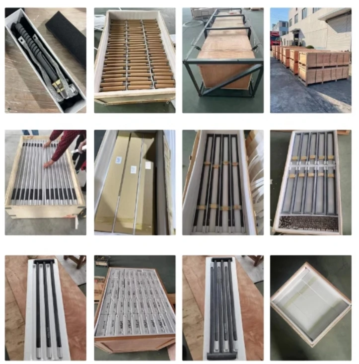 I W U Type High Temperature Spiral Heating Element Rod Silicon Carbide ...
