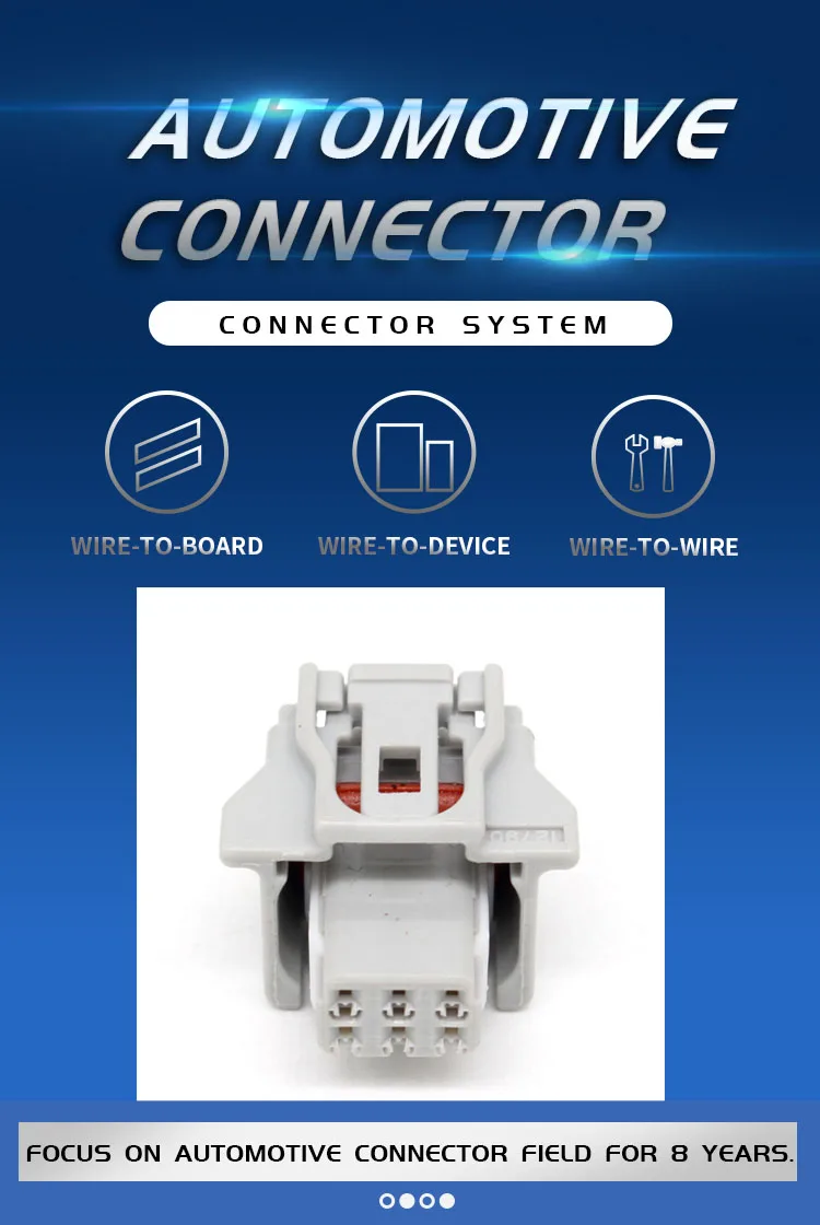 6189-7065 6 Pin Female Sealed Connector for Toyota Cameras