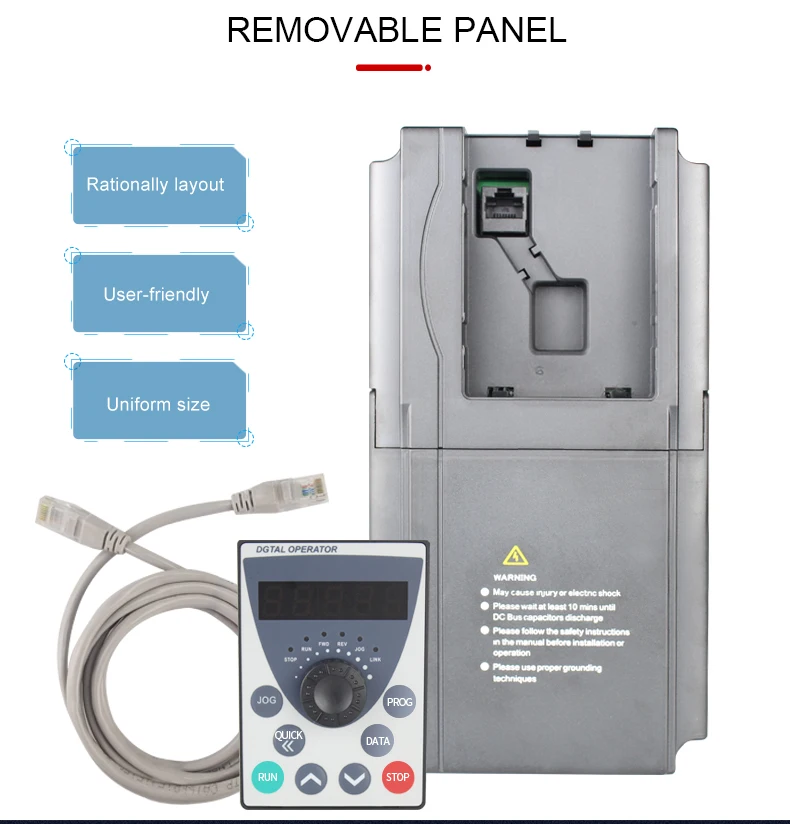 3 Phase Vfd Inverter 380v 5.5kw 50hz To 60hz Variable Frequency ...