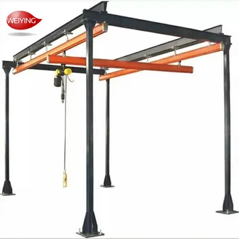 Monorail Work Station Cranes Free Standing Single Girder Bridge Crane ...