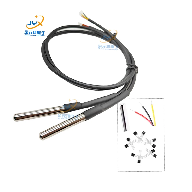 6 50MM 1M digital Dallas 18b20 temperature sensor DS18B20 sensor