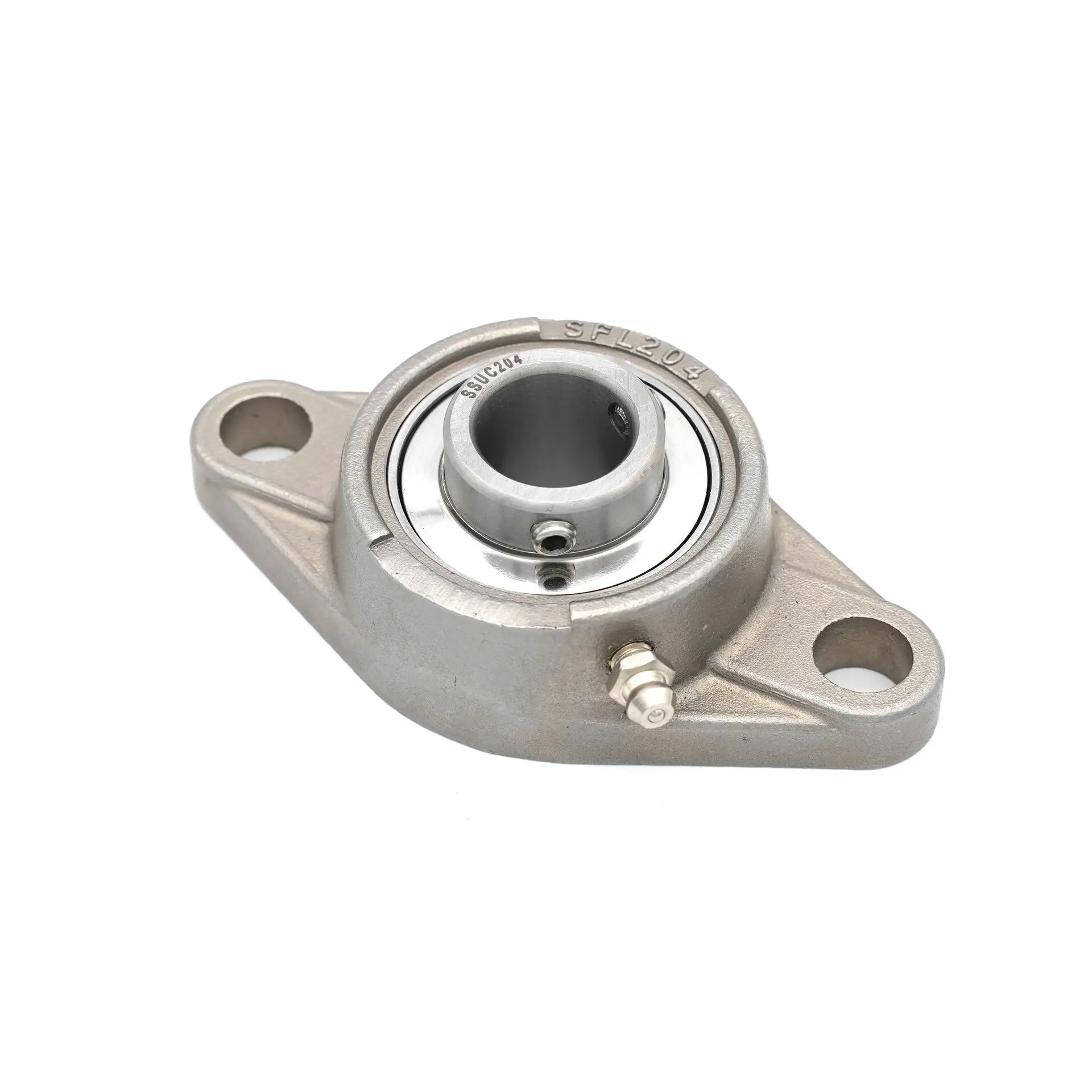 304 Stainless Steel Pillow Block Housing Bearing S FL203