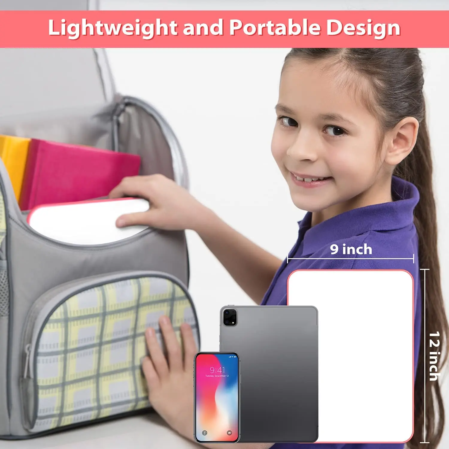 A4 Size For Kids And Children Double Sided Ruled Dry Erase Board With ...