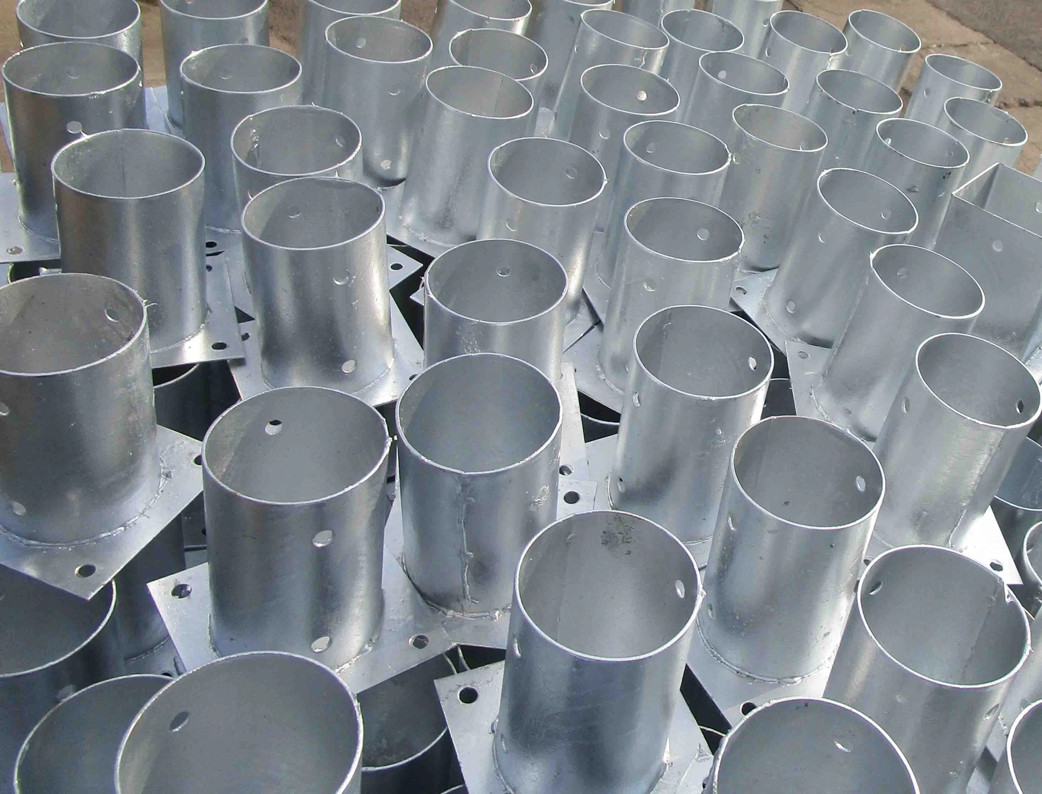Hot Dip Galvanized Round Ground Plate Brackets Mail Boss Granite ...