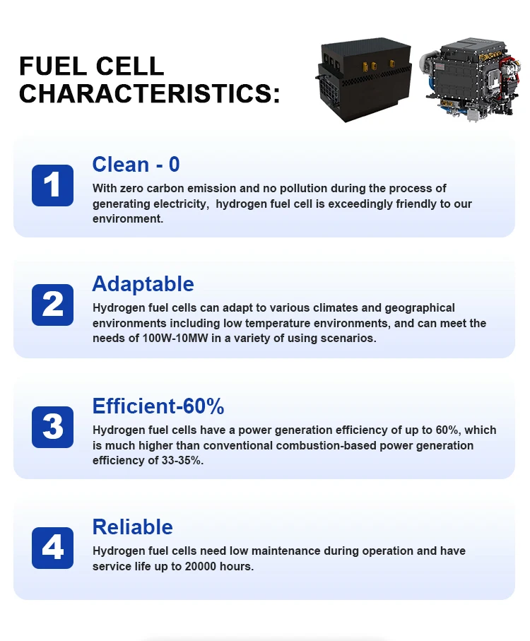 Light Weight Hydrogen Fuel Cell Stack - Air Cooling PEM H2
