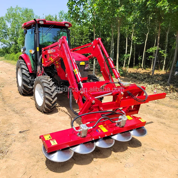 Hydraulic Tractors Loader Mounted Tree Cutting Brush Cutter