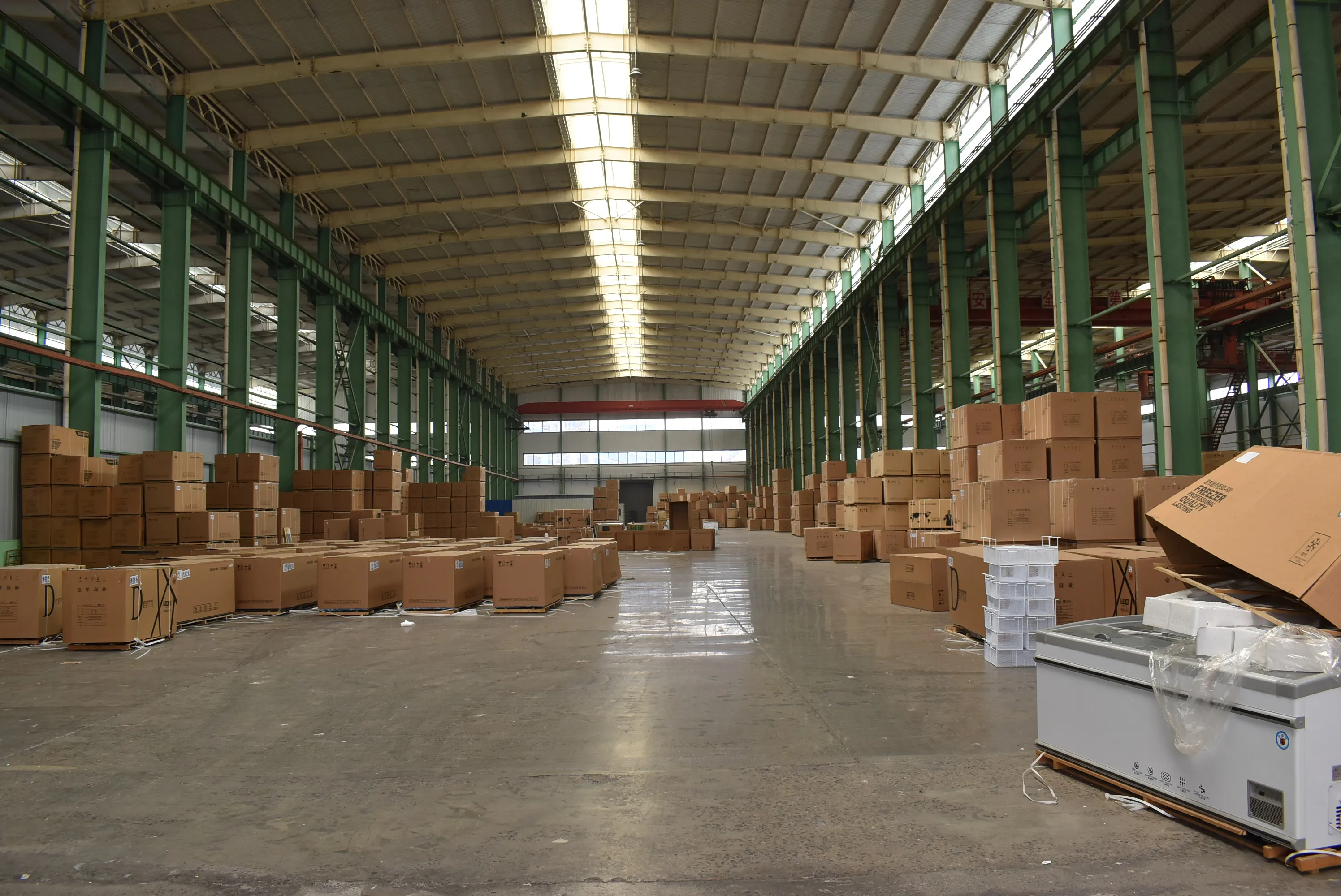 Glass Door Freezer - Ideal for Ice Cream & Seafood Display