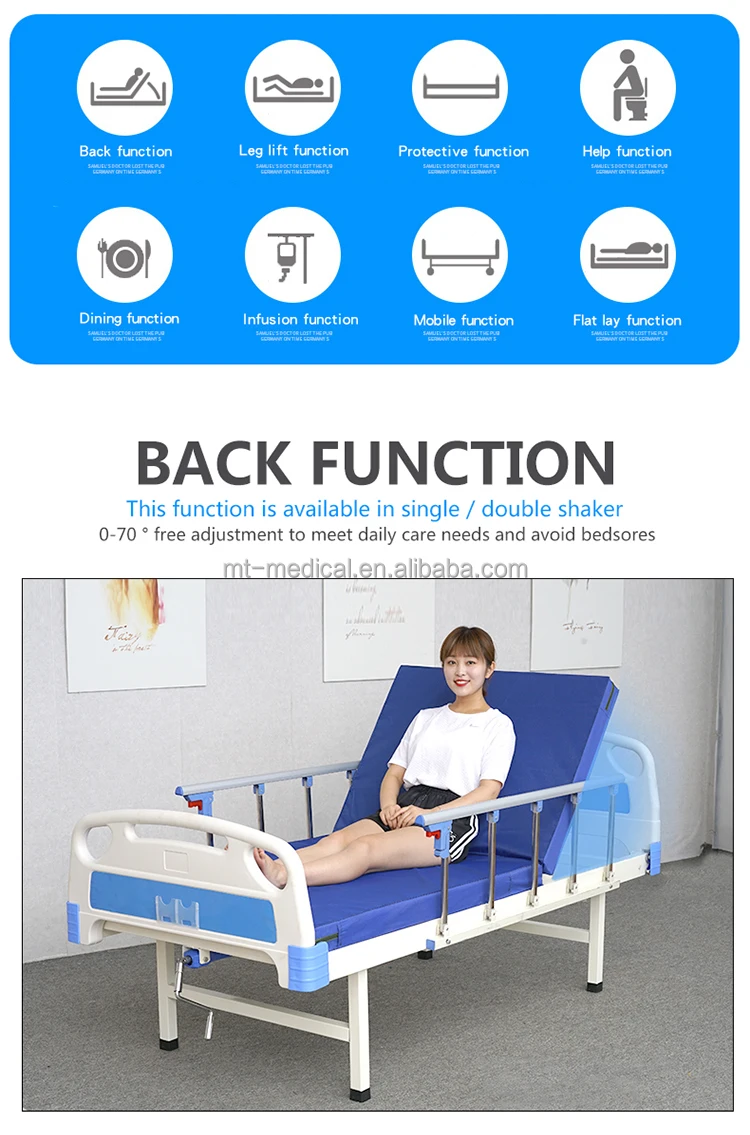 MT Multifunctional Hospital Furniture - Home Care Beds 2 Crank