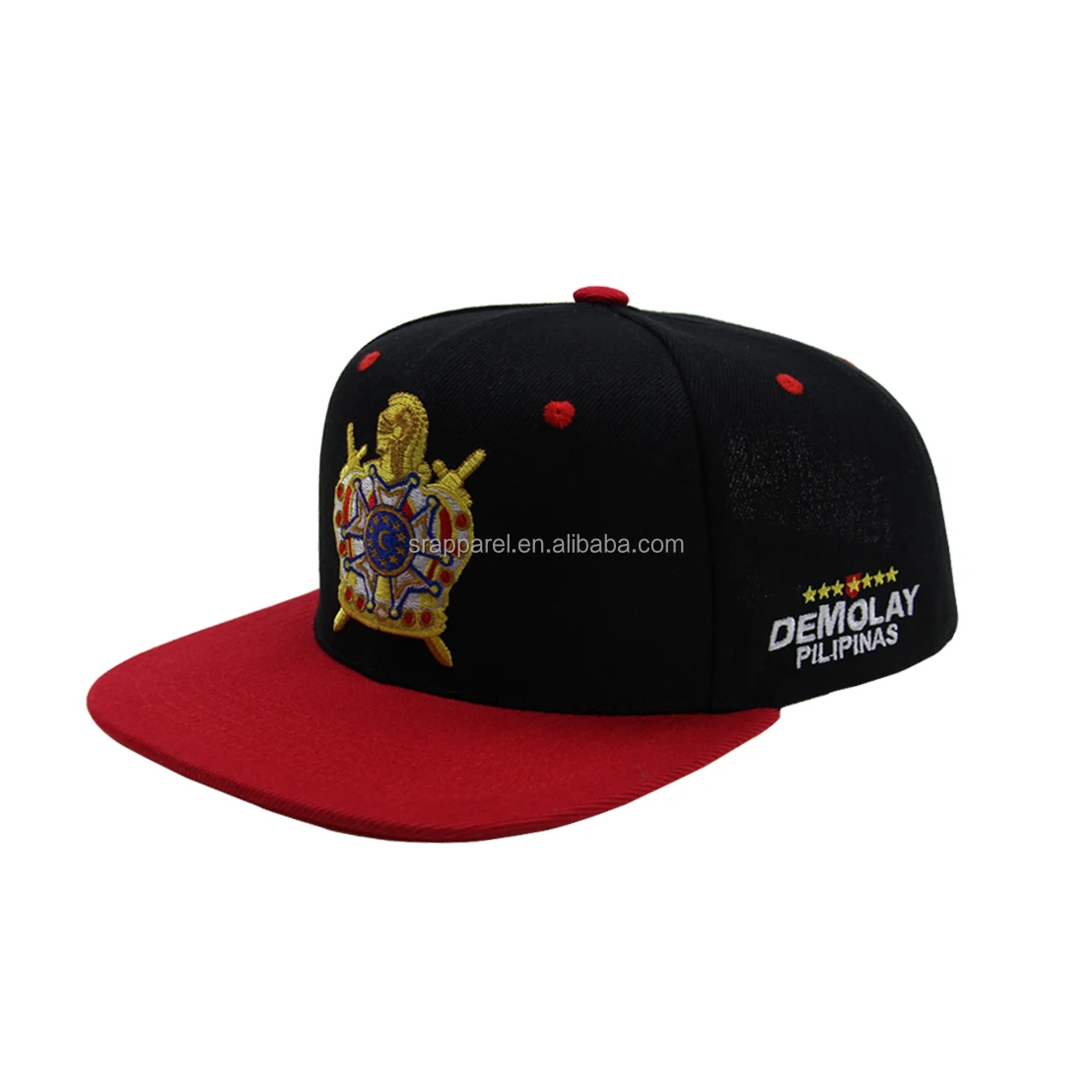 Wholesale High Quality Custom 6 Panels Embroidered Golf Two Tone ...