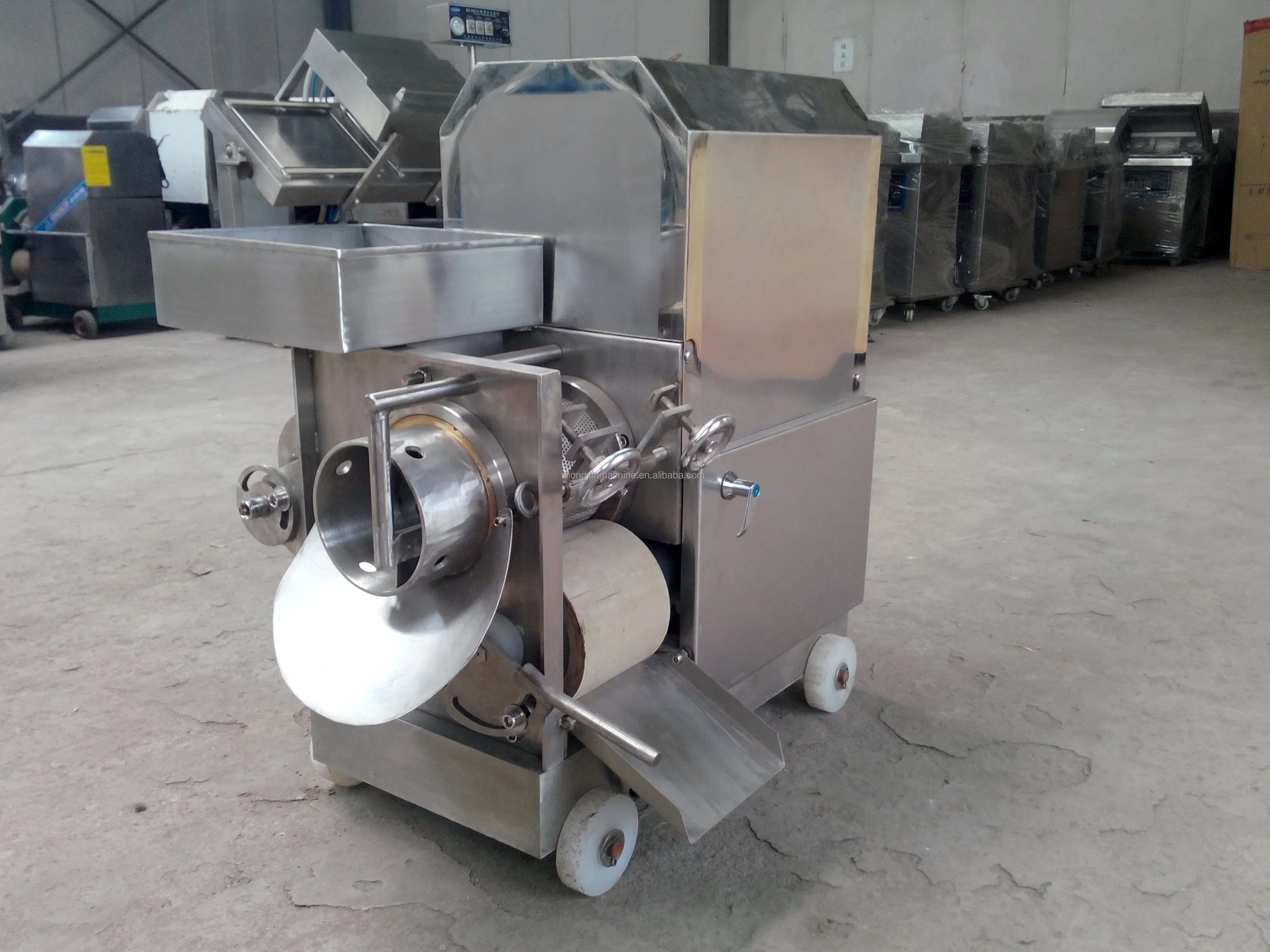 Chicken Meat Separator /fish Meat Deboning Machine / Fish Meat And Bone ...