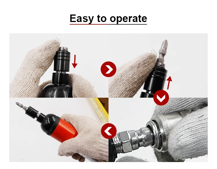 Made in Taiwan 5H Industrial High Speed Air Impact Screwdriver ...