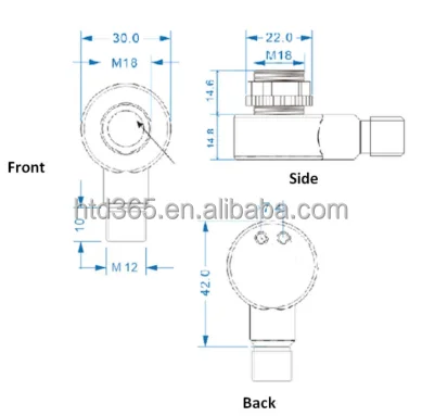 Waterproof Ultrasonic Sensor for Accurate Bin Level Measurement