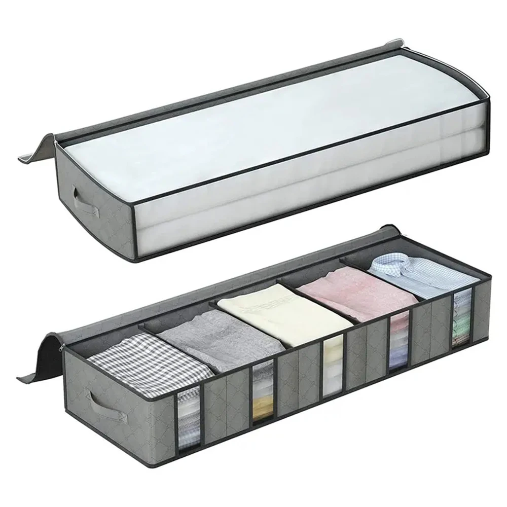 Non Woven Bed Bottom Storage Box Household Under Bed Clothing Sorting ...