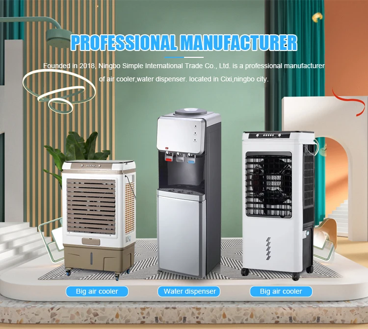 120l Evaporative Air Cooler Floor Standing Mobile 3 Speed Portable ...