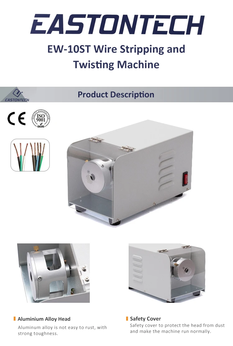 Eastontech Ew-10st Semi-automatic Wire Stripping Twisting Machine ...