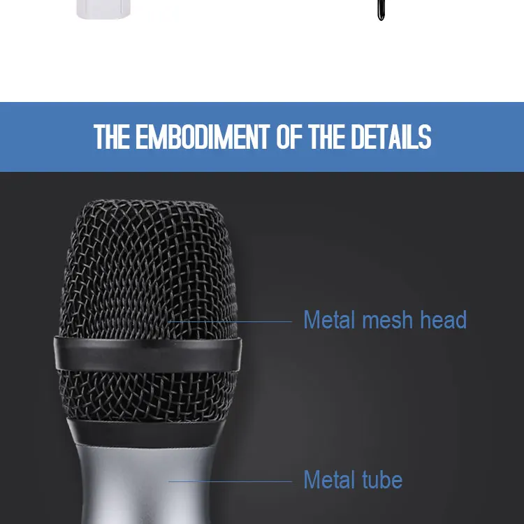Universal Wireless Microphone - Perfect for Karaoke & Stage