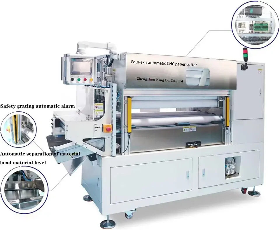 High Efficiency Paper Core Tube Slit Cutting Machine