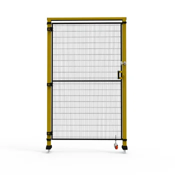 Safety Fence Gate Robot Connection Single Hinged Safety Fence Door ...