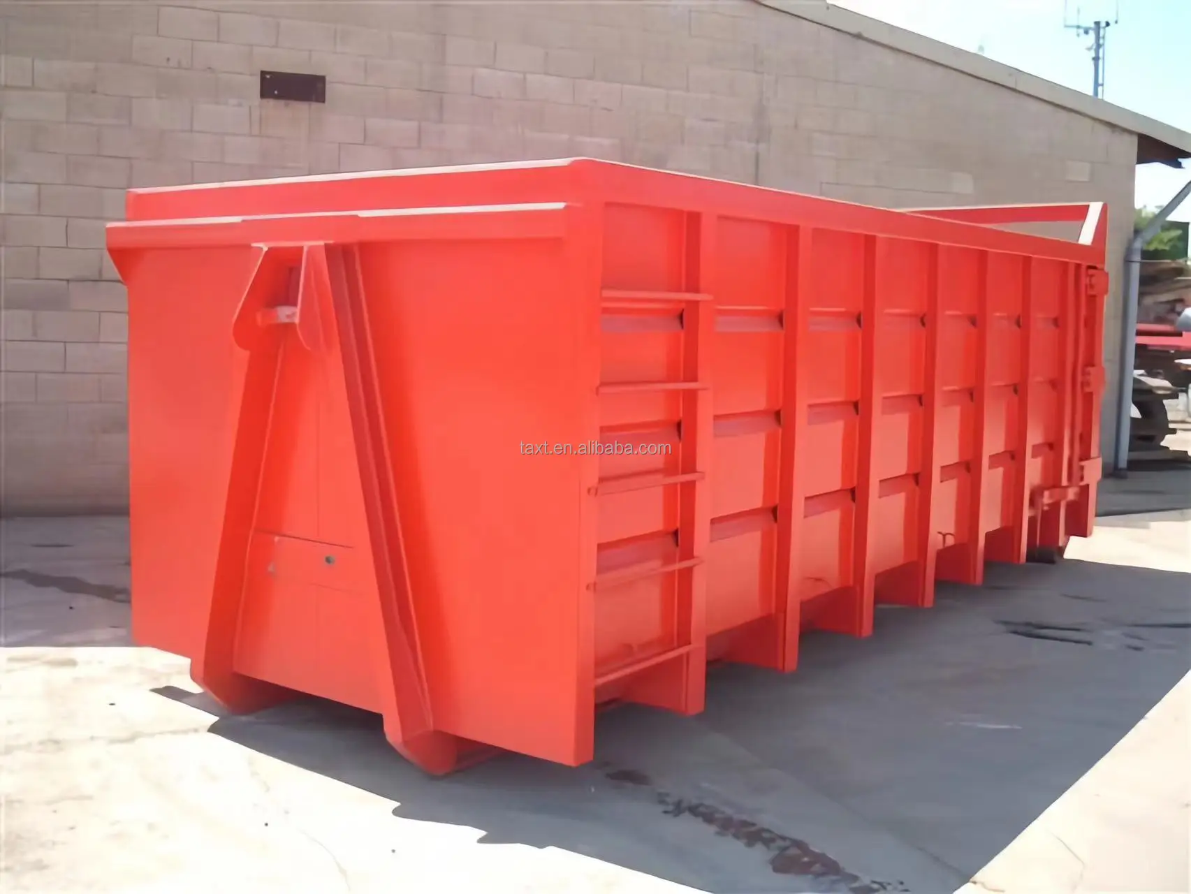 20ft Large Half Height Roll Off Hook Lift Box Roll Off Box Heavy Duty ...