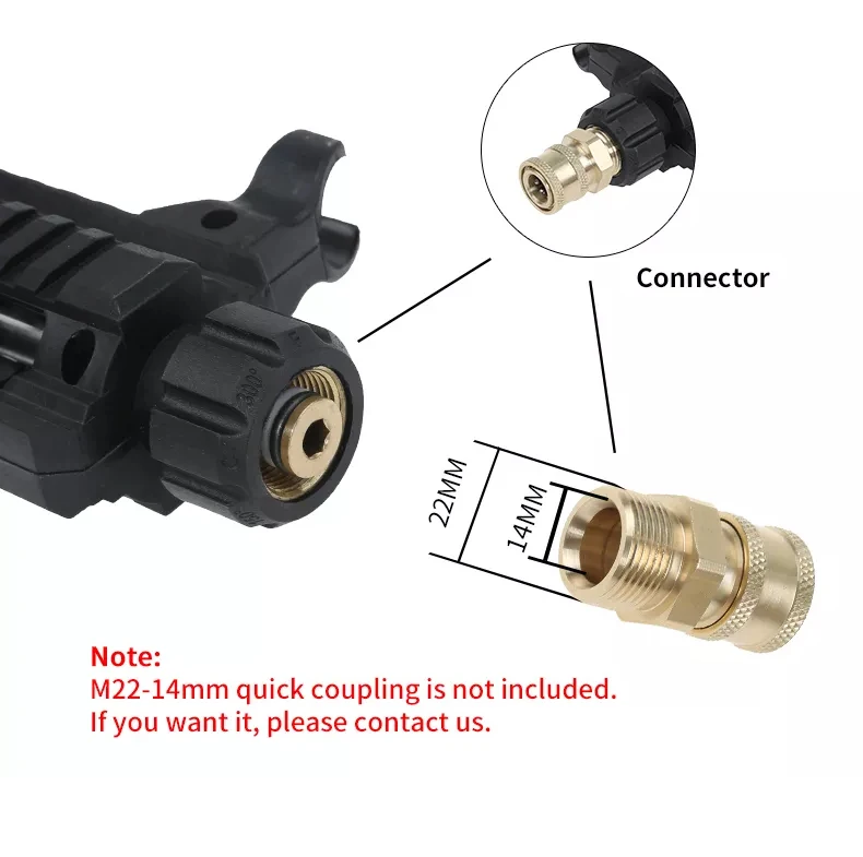 Customized 5000psi M22 Quick Coupling High Cleaning Machine