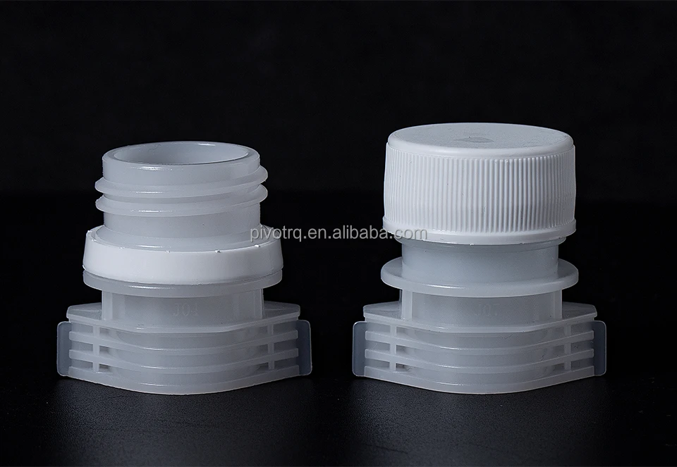 HDPE Inside Diameter 22mm Plastic Spout Cap Screw Cap Stand up Pouch ...