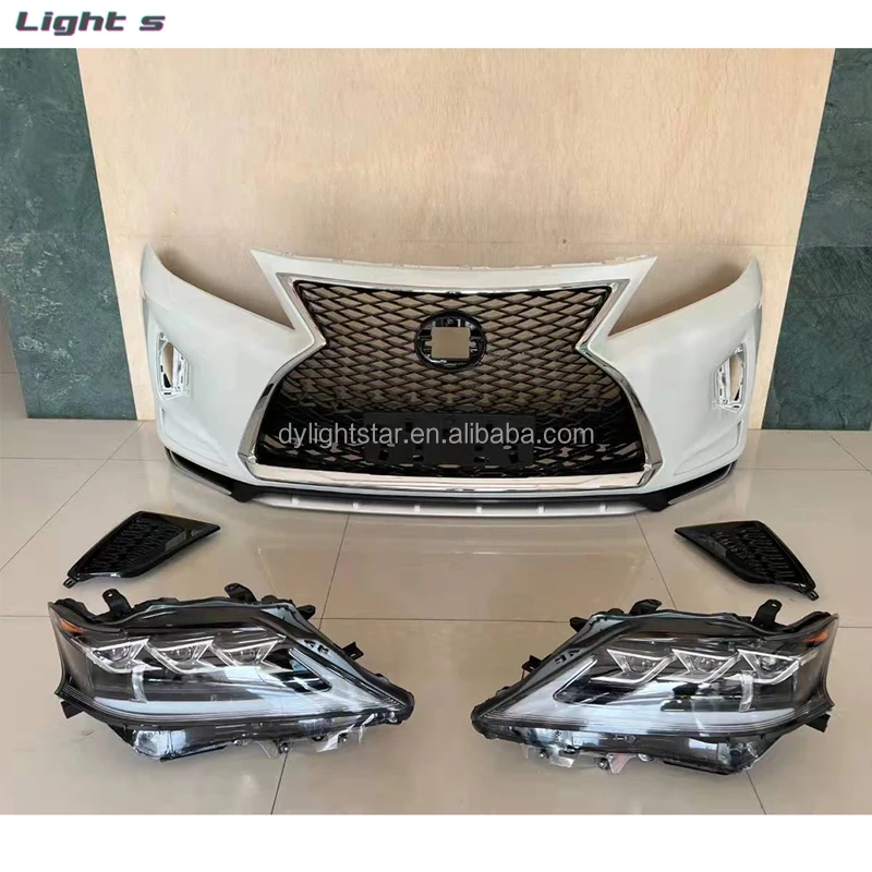 Car Body Kit Led Headlight For Lexus Rx350 Rx 350 3led Headlamp Head ...