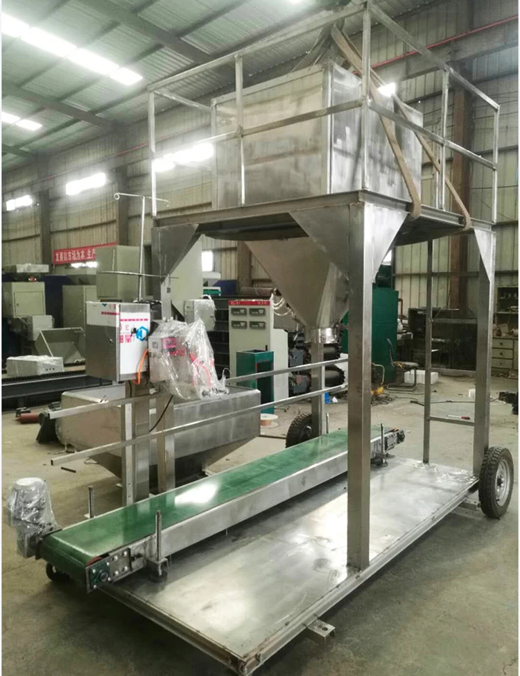 25kg 50kg Automatic Fertilizer Seeds Snack Feeds Bag Filling Weighing ...