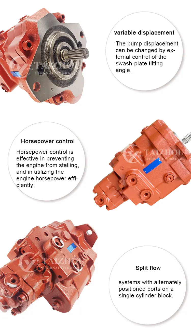 Japan Kayaba Kyb Variable Displacement Psv Series Psv-10 Psv-16 Psv2-10 ...