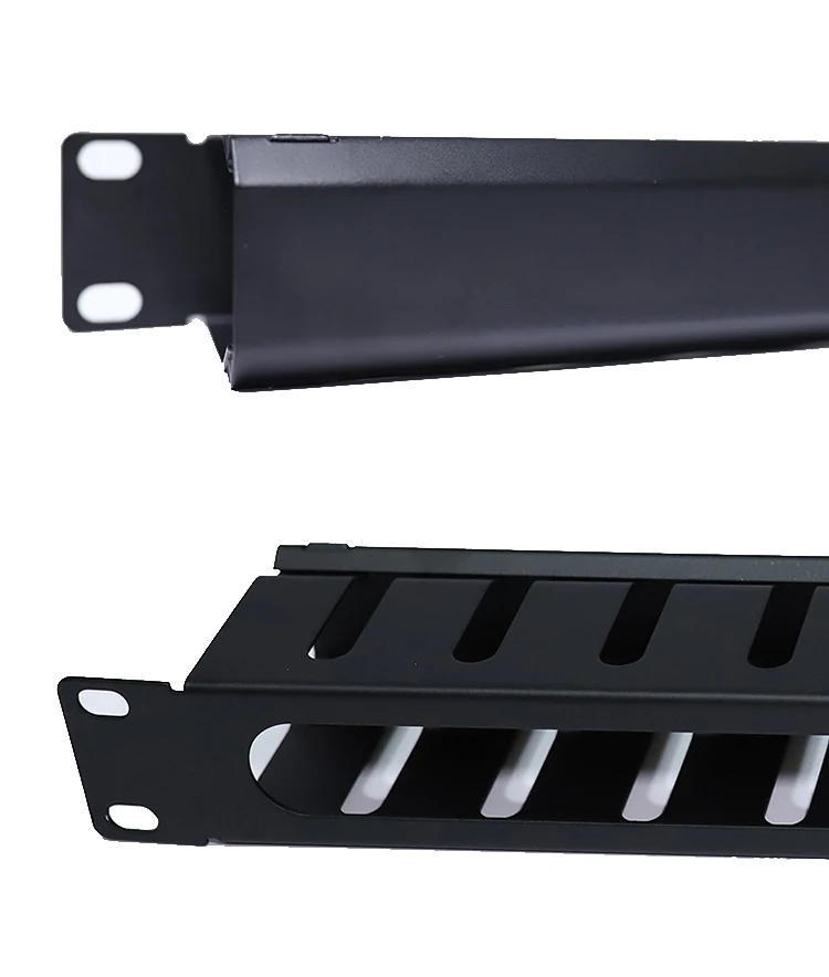 Blank Patch Panel 24 Port Cat5e Network Cable Management Kits 19 Inch ...