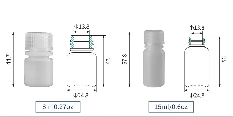 8ml to 1L Lab Sample Bottles - Ideal for Pharmaceutical Use