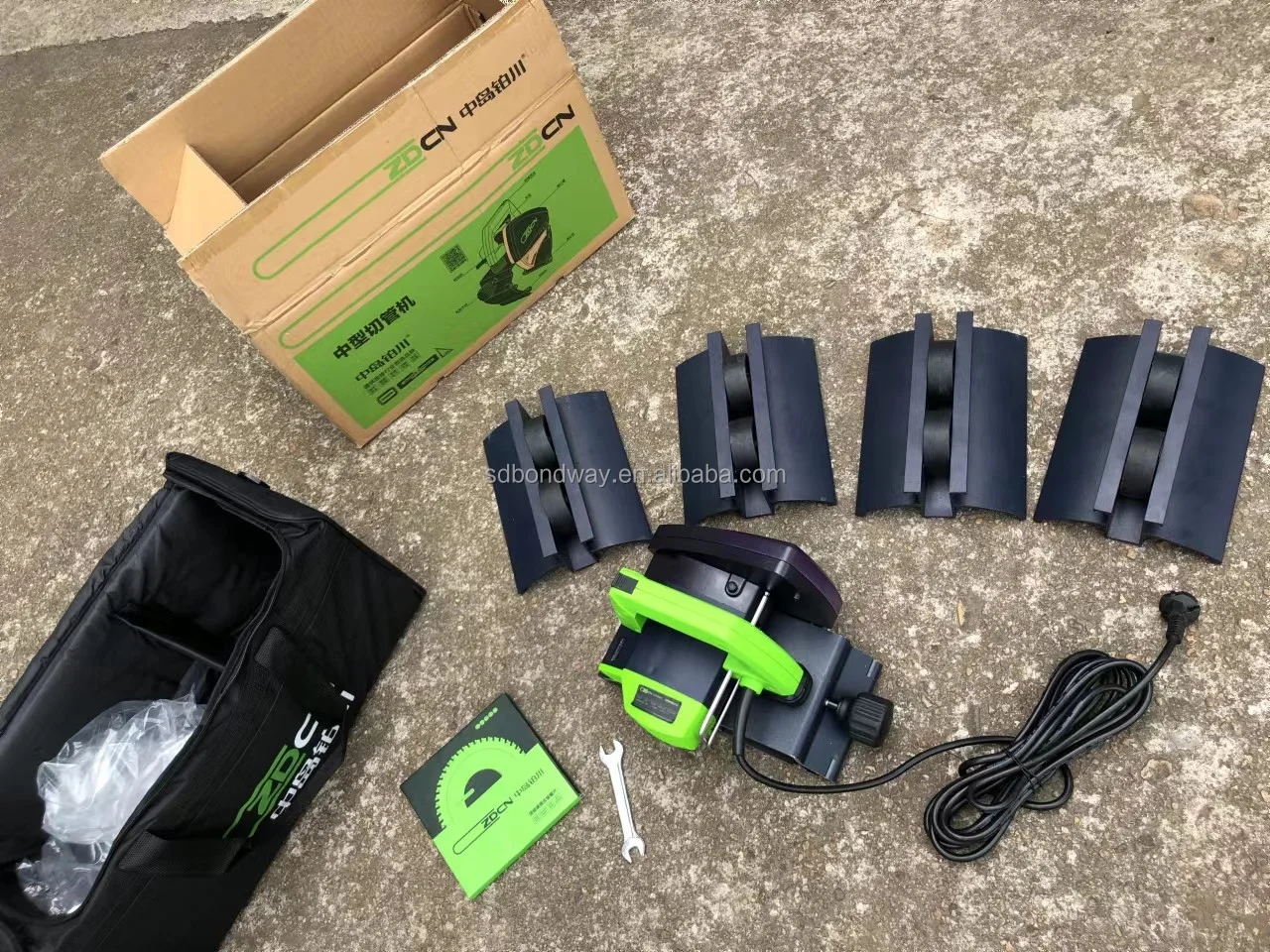 Automatic HDPE Pipe Cutter ZD220/ZD400 for PVC & Stainless Steel Pipes ...