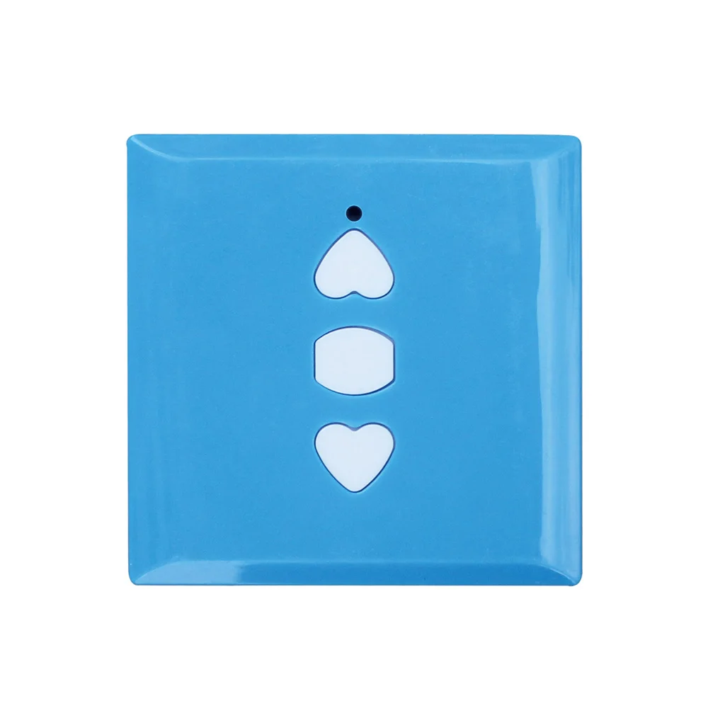 433.92mhz Push Button Switch 3 Buttons Switch Electric Rolling Curtain Door Smart Home Wireless ...