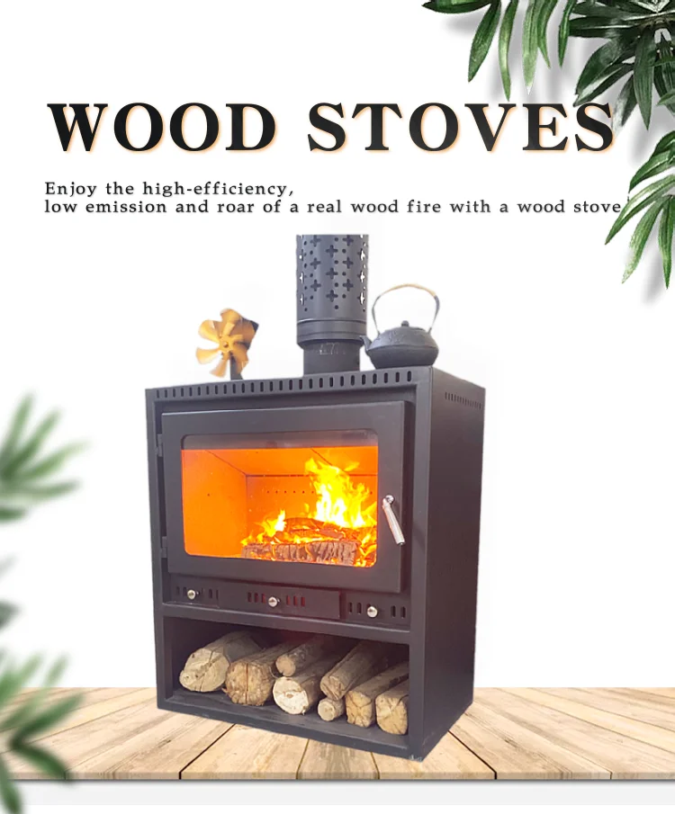 Cast Iron Real Fire Freestanding Wood Burning Stoves With Low Emission ...