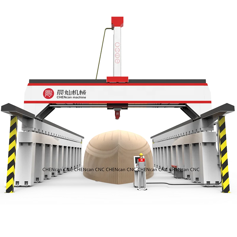 Large 5 Axis CNC Machine for Foam and Fiberglass Boat Building - High ...