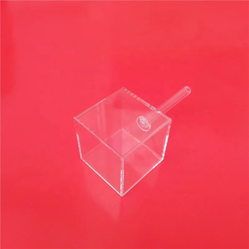 Square Customized Cuboid Pyrex Borosilicate Glass Cell Atomic Vapor ...