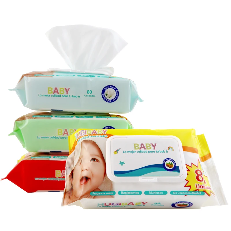Free sample Baby Wet Wipes Professional Cleansing Face Wipes Soft ...