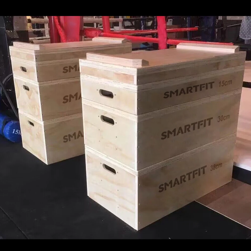SMARTFIT Weightlifting Platform - Stackable Jerk Blocks