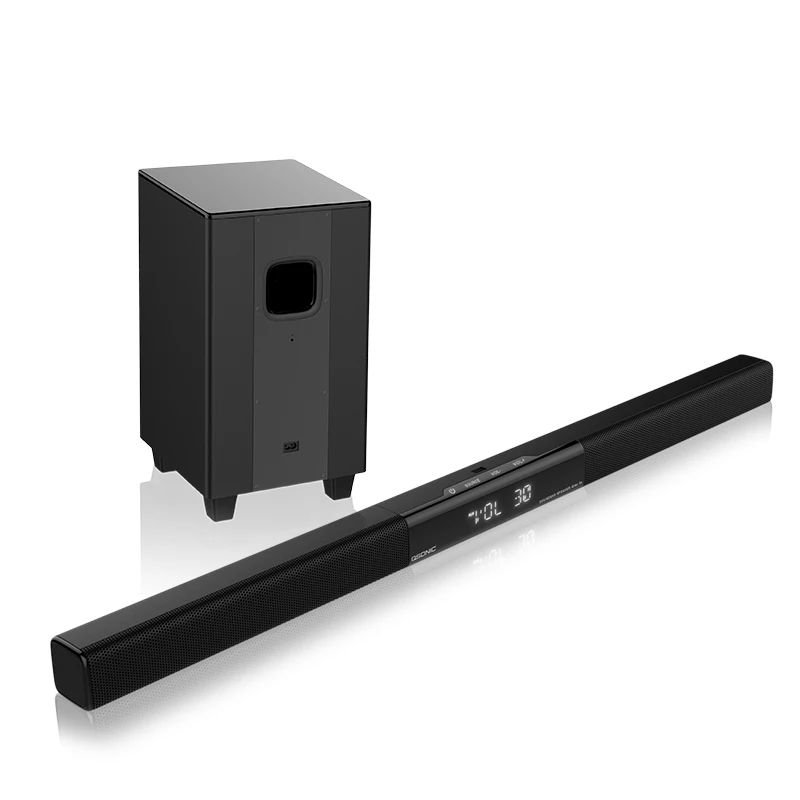 New Style 2.1ch 100w Wooden Sound Bar Audio System With Subwoofer - Buy ...