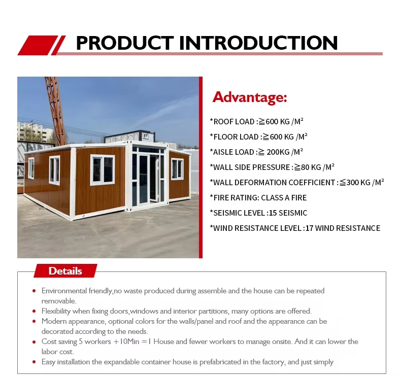 Prefabricated Tiny House With Two Bedrooms Portable Container 20ft 40ft ...